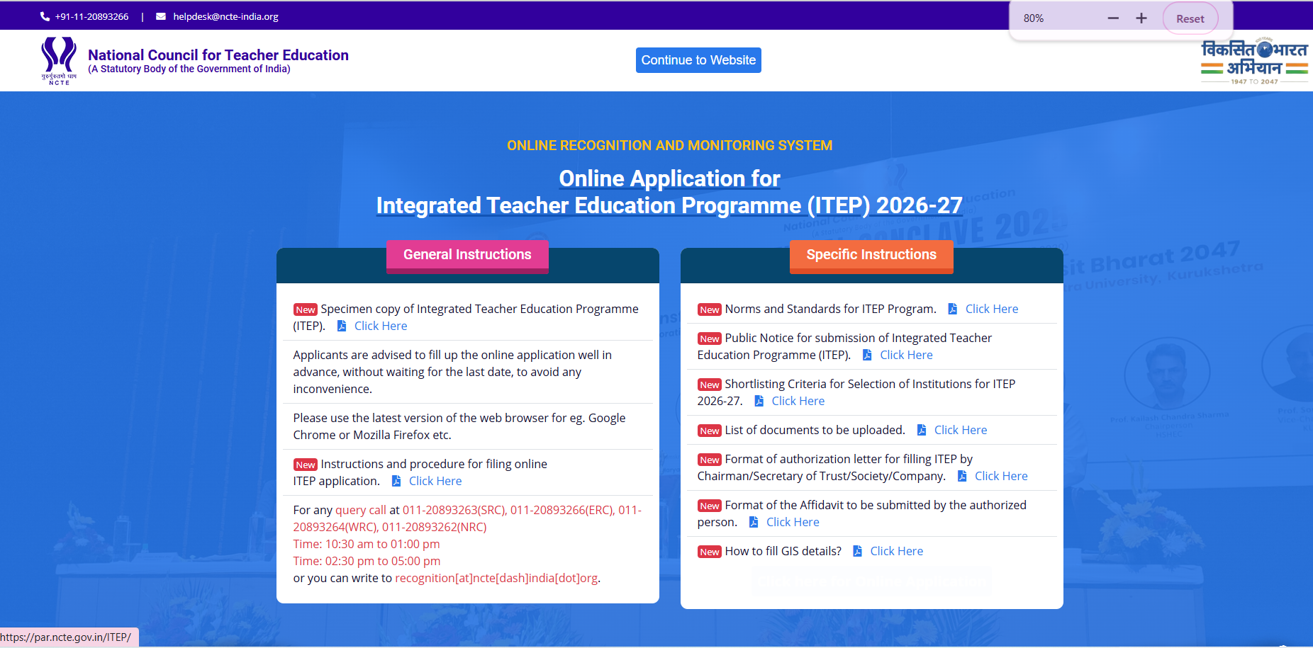 NCTE Invites Applications, Click here to know